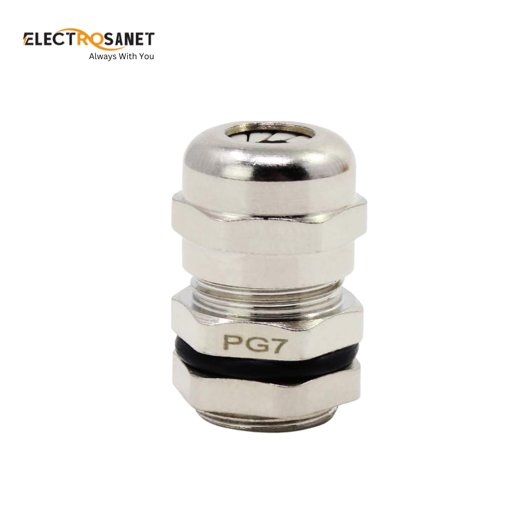 گلند کابل فلزی PG7 - خدمات چاپ شماره سیم و سایر تجهیزات برق صنعتی